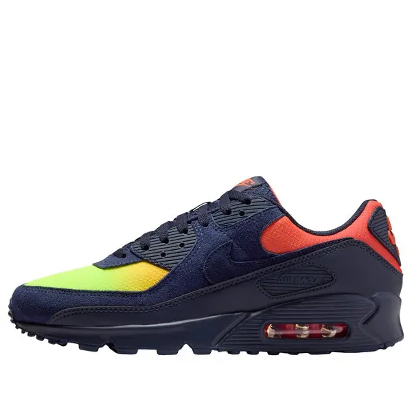 Nike Max 90 "gradient - Navy/yellow/green
