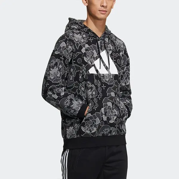 Adidas Printed Pullover Hoody