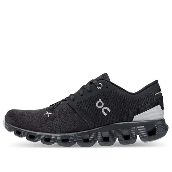 On Cloud X 3 Athletic Sneakers - Black