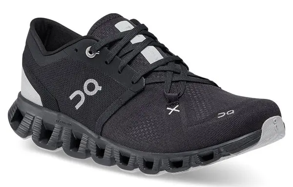 On Cloud X 3 Athletic Sneakers - Black