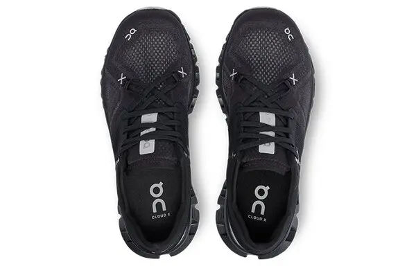 On Cloud X 3 Athletic Sneakers - Black