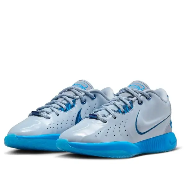 Nike Lebron 21 Athletic Sneakers - Grey/blue