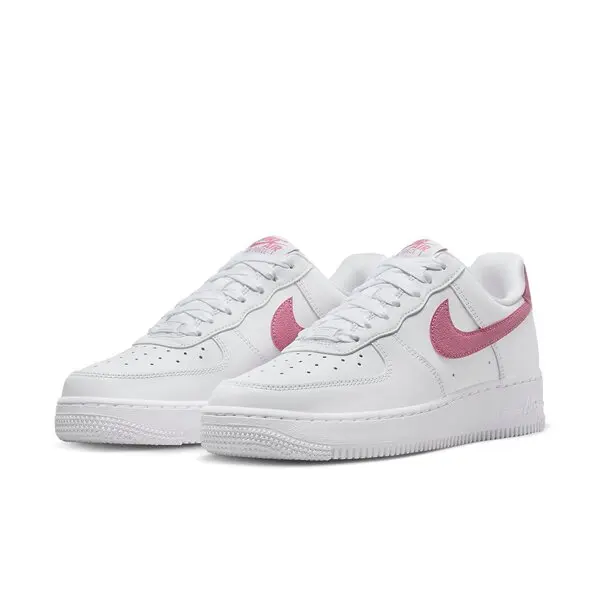 Nike Force 1 '07 Essential "desert Berry" Sneakers - White/pink