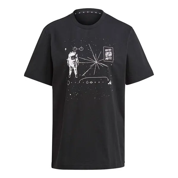 Adidas Ub Gfx T Illu 1 Sports Stylish Casual Sports Round Neck Short Sleeve - Black