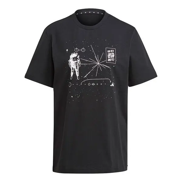Adidas Ub Gfx T Illu 1 Sports Stylish Casual Sports Round Neck Short Sleeve - Black