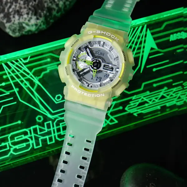 Casio G-shock Analog-digital Translucent Watch - Yellow