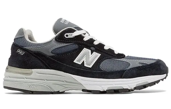 NEW BALANCE 993 Made In Usa "navy - Black/gray
