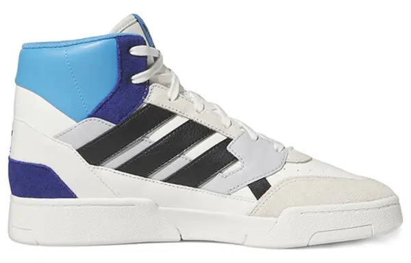 Adidas Originals Drop Step High Top Sneakers - Black/blue/white