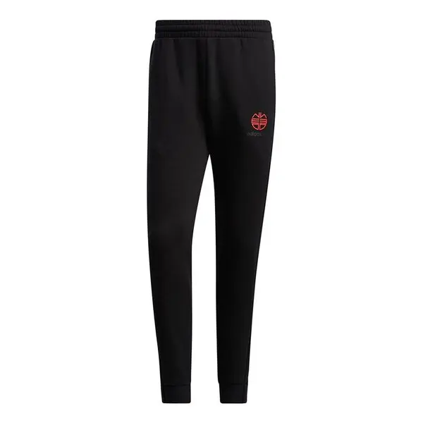 Adidas Neo Ssfv1 Knit Tp Athletics Sports Fleece Lined Bundle Feet Long Pants/trousers Black - Multi-color