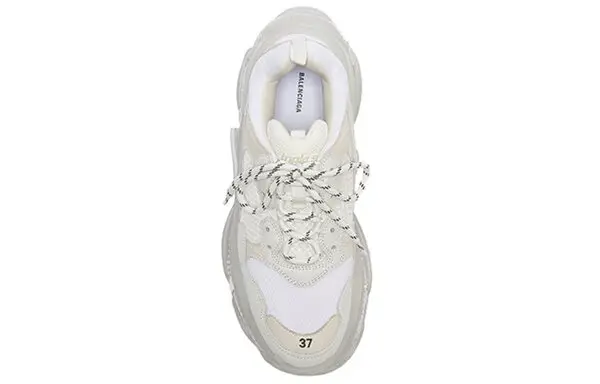 Balenciaga Triple S Clear Sole Sneakers - White