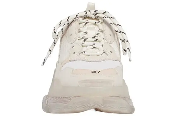 Balenciaga Triple S Clear Sole Sneakers - White