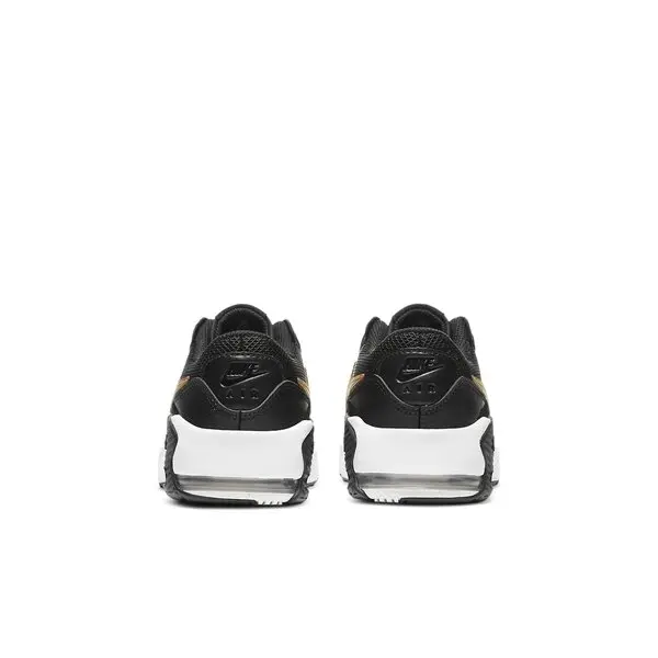 Nike Max Excee Casual Low Top Sneakers - Black/gold/white