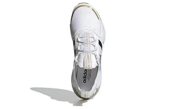 Adidas Nmd_r1 V3 Sneakers - Cloud White/core Black/gold Metallic