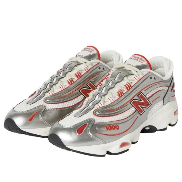 NEW BALANCE X Thisisneverthat 1000 "silver Orange - Metallic Silver/red