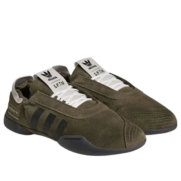 Adidas X Sftm Taekwondo Sneakers - Brown/cream White/core Black