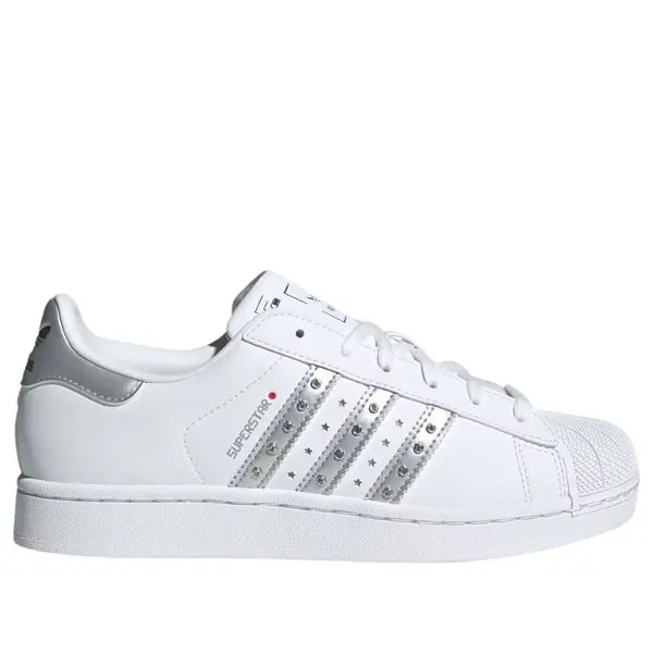 Adidas Superstar Ii 'white Metallic Silver - Cloud White/metallic Silver/bright Red