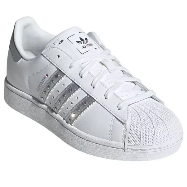 Adidas Superstar Ii 'white Metallic Silver - Cloud White/metallic Silver/bright Red