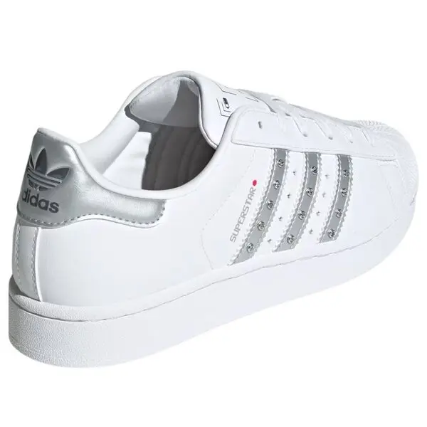 Adidas Superstar Ii 'white Metallic Silver - Cloud White/metallic Silver/bright Red