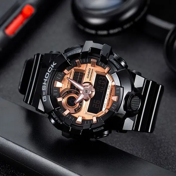 Casio G-shock Analog-digital Watch - Blackrose Gold