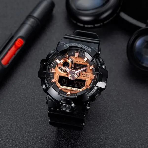 Casio G-shock Analog-digital Watch - Blackrose Gold