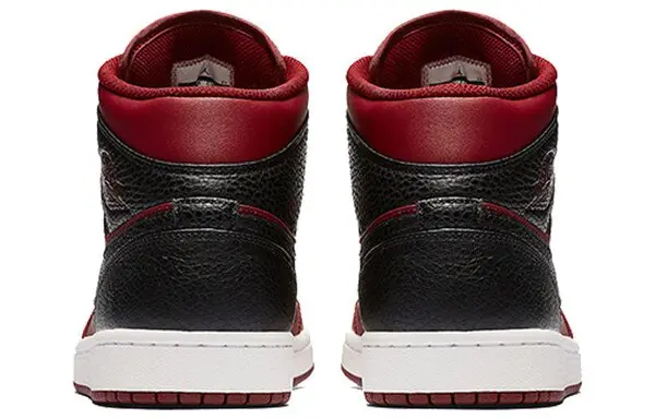 JORDAN 1 Mid Reverse Banned Sneakers - Team Red/black-summit White