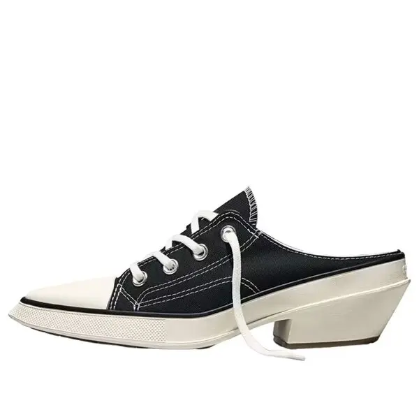 CONVERSE Chuck 70 De Luxe Pointed Mule Heel Platform - Black