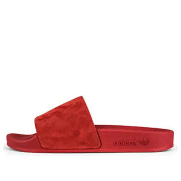 Adidas Adilette Suede Slide With Cartoon Eye Detail