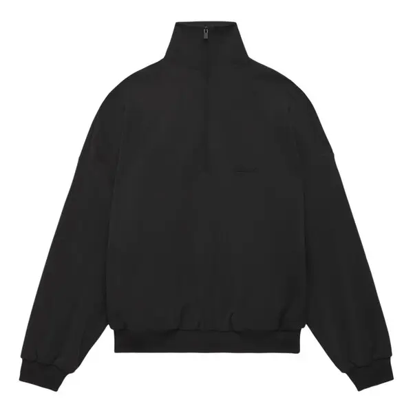Adidas Fear Of God Athletics 1/2-zip Track Top Asia Sizing - Black