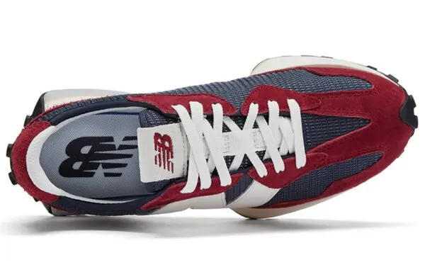 NEW BALANCE 327 Low Top Sneakers - Red/blue