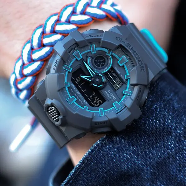 Casio G-shock Analog-digital Watch - Blueblack