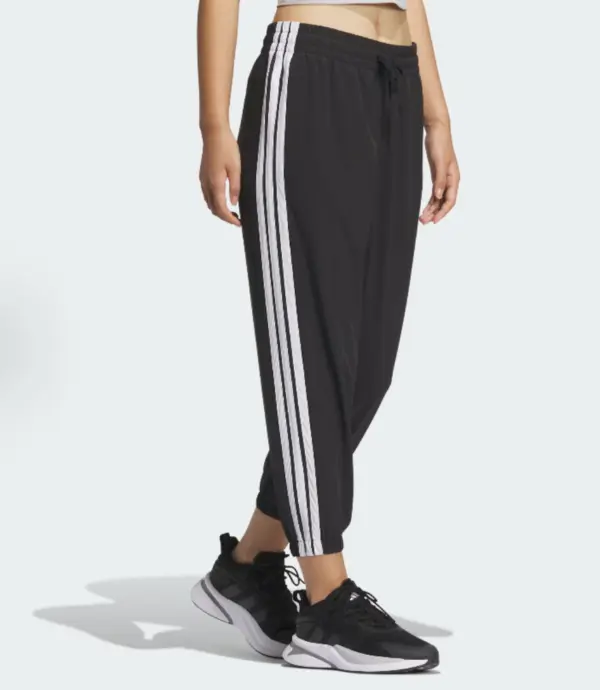 Adidas 2-stripes Woven 7/8 Pants - Black/white