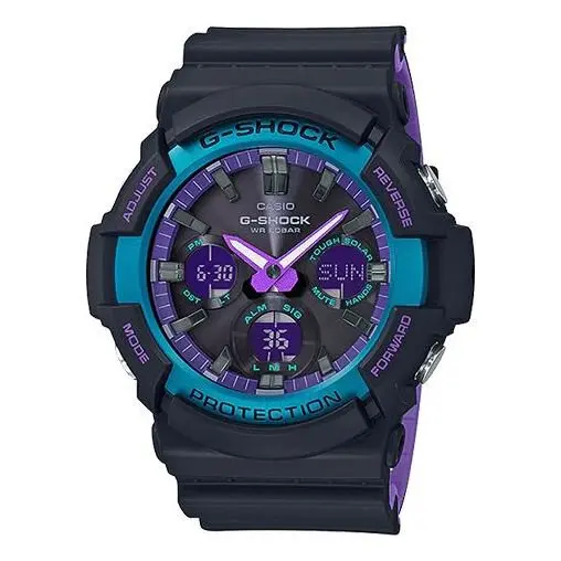 Casio G-shock Analog-digital Watch - Blackpurple