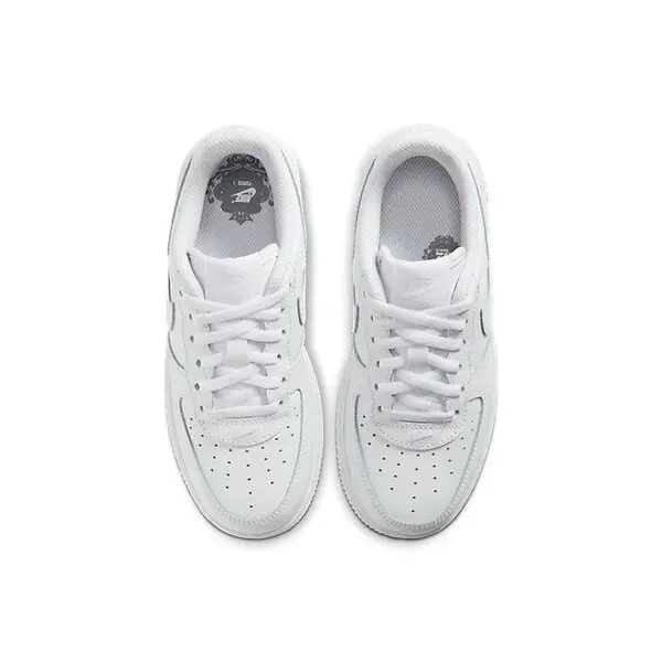 Nike Force 1 "low Top" Lace Up Sneakers - White