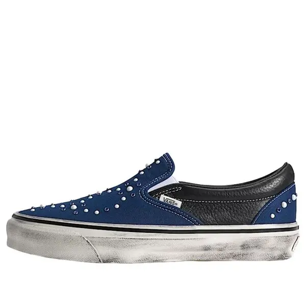 VANS Premium Classic Slip-on Embellished - Indigo Blue/black