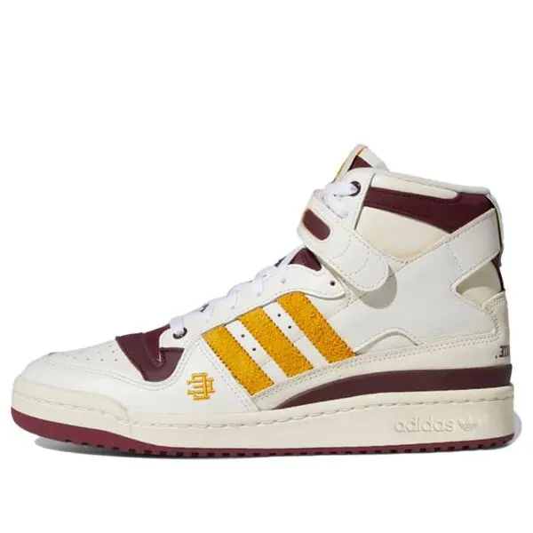 Adidas Eric Emanuel X Midnight Madness X Forum 84 High 'arizona State Sun Devils - White/yellow/red
