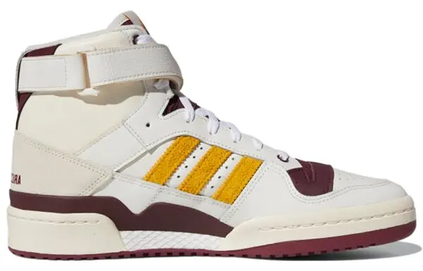 Adidas X Eric Emanuel X Midnight Madness Forum 84 High 'arizona State Sun Devils - White/yellow/red