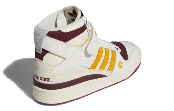 Adidas X Eric Emanuel X Midnight Madness Forum 84 High 'arizona State Sun Devils - White/yellow/red
