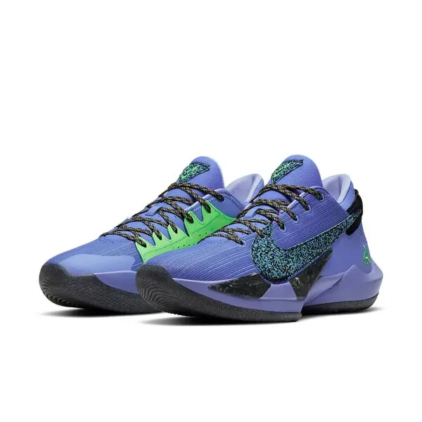 Nike Zoom Freak 2 Ep 'play For The Future' Low Top Sneakers - Blue/black