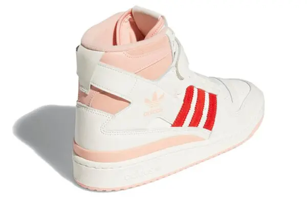 Adidas Originals Forum 84 Hi Shoes - Creamwhite/pink