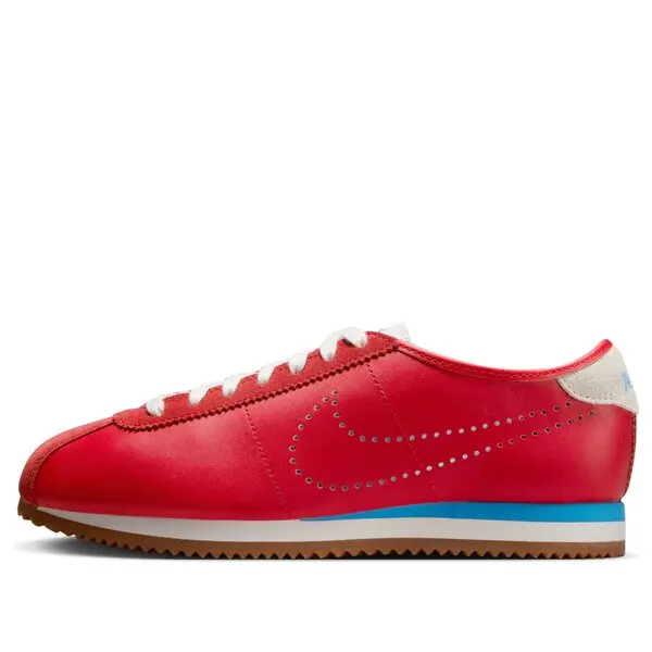 Nike Cortez Leather Sneakers - University Red/summit White/gum Medium Brown