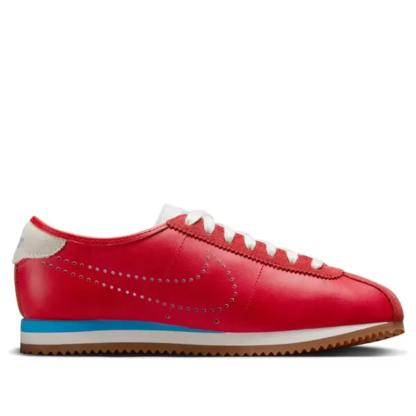 Nike Cortez Leather Sneakers - University Red/summit White/gum Medium Brown