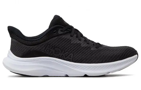 Hoka One One Solimar Athletic Lace-up Sneakers - Black/white