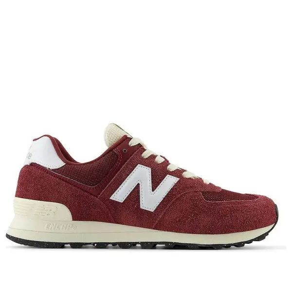 NEW BALANCE 574 Sneakers - Classic Crimson/white/angora