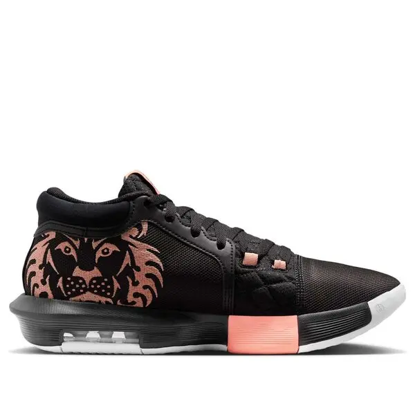 Nike Lebron Witness Athletic Sneakers - Black/apricot Agate/white