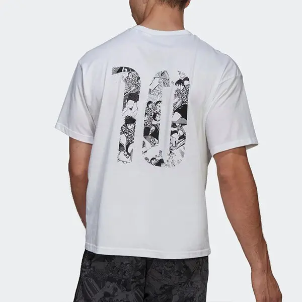 Adidas Captsuba Tee Casual Sports Short Sleeve - White