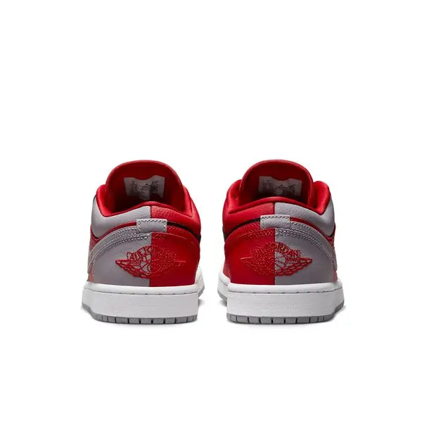 JORDAN 1 Low Se 'split Gym Red Cement Grey - Red/gray