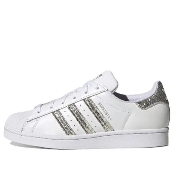 Adidas Superstar Glitter Low Top Sneakers - White