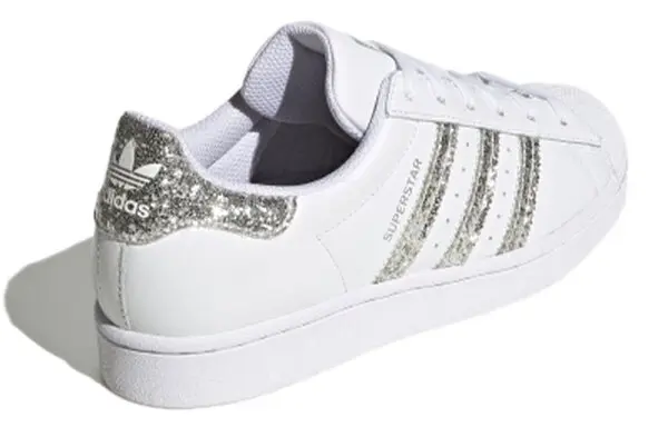 Adidas Superstar Glitter Low Top Sneakers