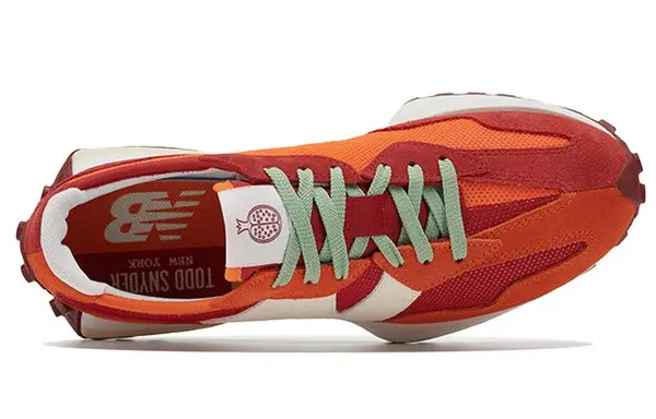 NEW BALANCE Todd Snyder X 327 'pomegranate - Ghost Pepper/velocity Red