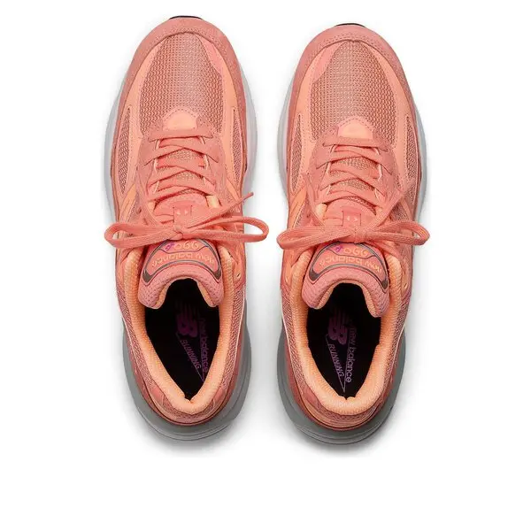 NEW BALANCE 990v6 Miusa Sneakers - Sunrise Rose/white